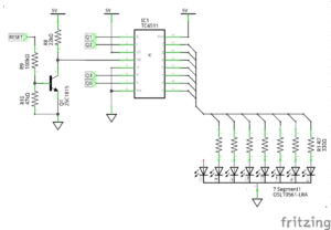 論理回路 / 10進同期カウンタと 7セグメントLED | meyon's STUDY