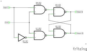 論理回路 / Dフリップフロップ | meyon's STUDY