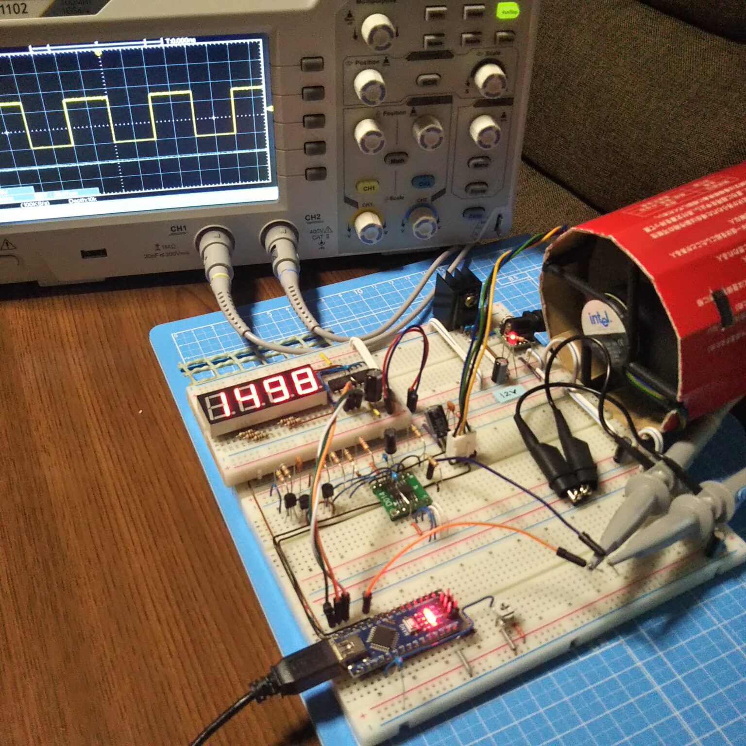 冷却ファンの PID制御 (3) / Arduino から制御する回路 | meyon's STUDY