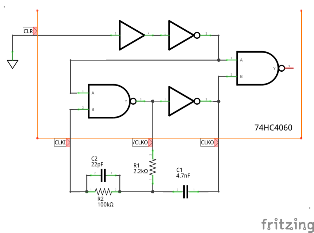 デジタル時計をつくる (7) / 32.768KHz 発振回路 | meyon's STUDY