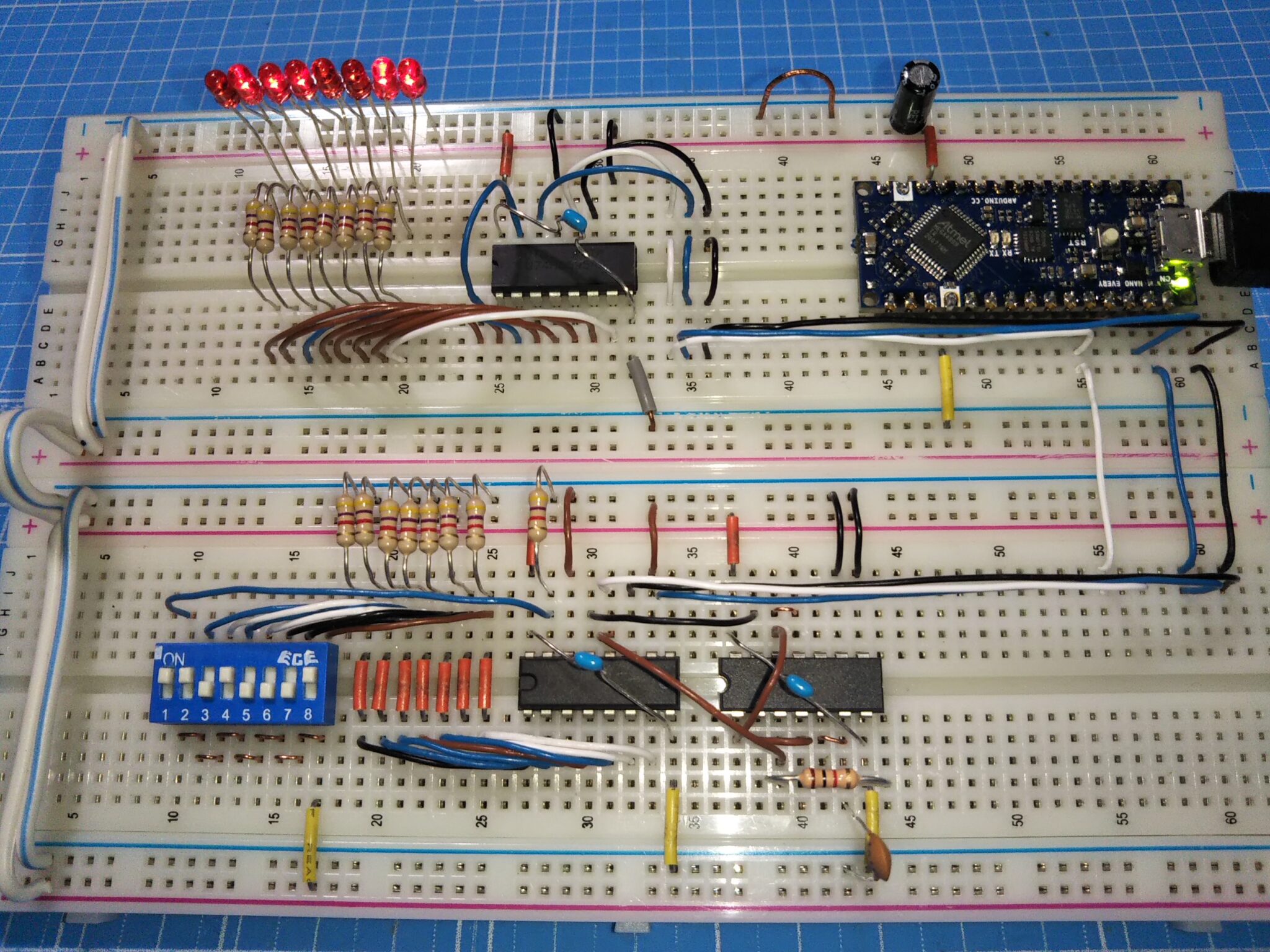 Arduino−シフトレジスタ間で同時に SPI送受信する | meyon's STUDY