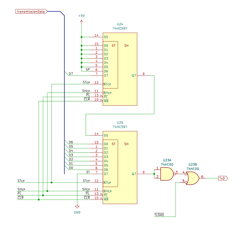 UART 送信回路をロジックICでつくる | meyon's STUDY